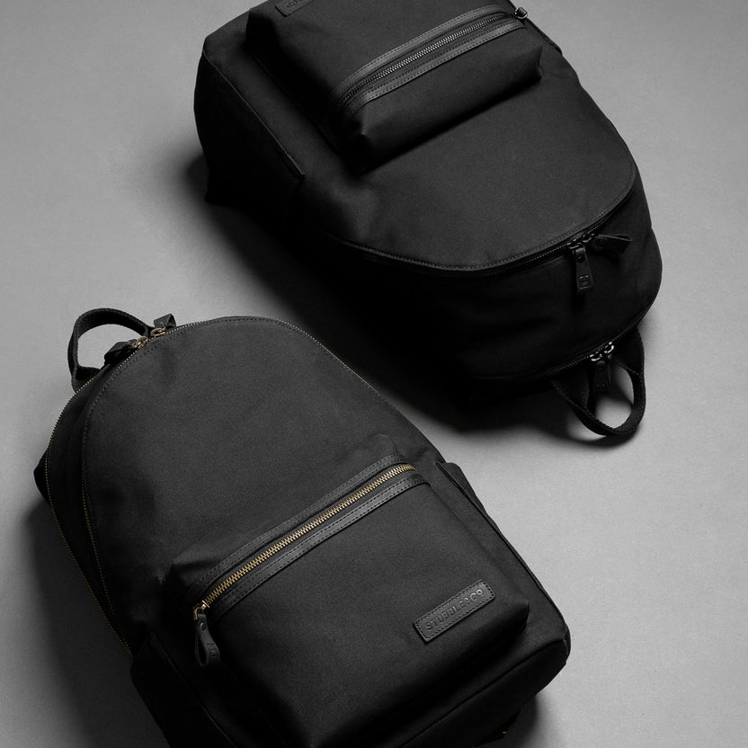 The Commuter Bag | Canvas & Leather Work Laptop Backpack