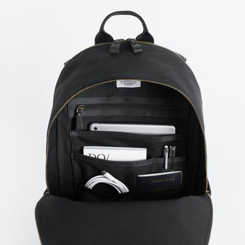 The Commuter Bag | Canvas & Leather Work Laptop Backpack