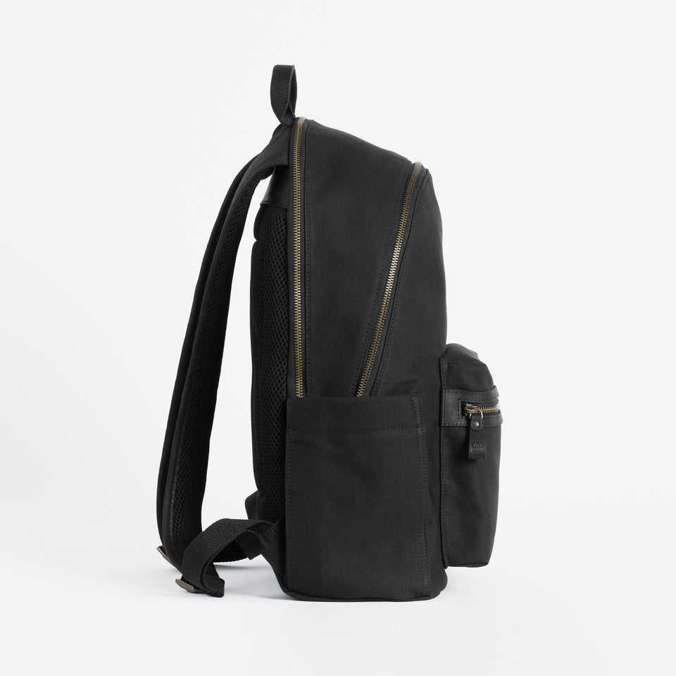 The Commuter Bag | Canvas & Leather Work Laptop Backpack