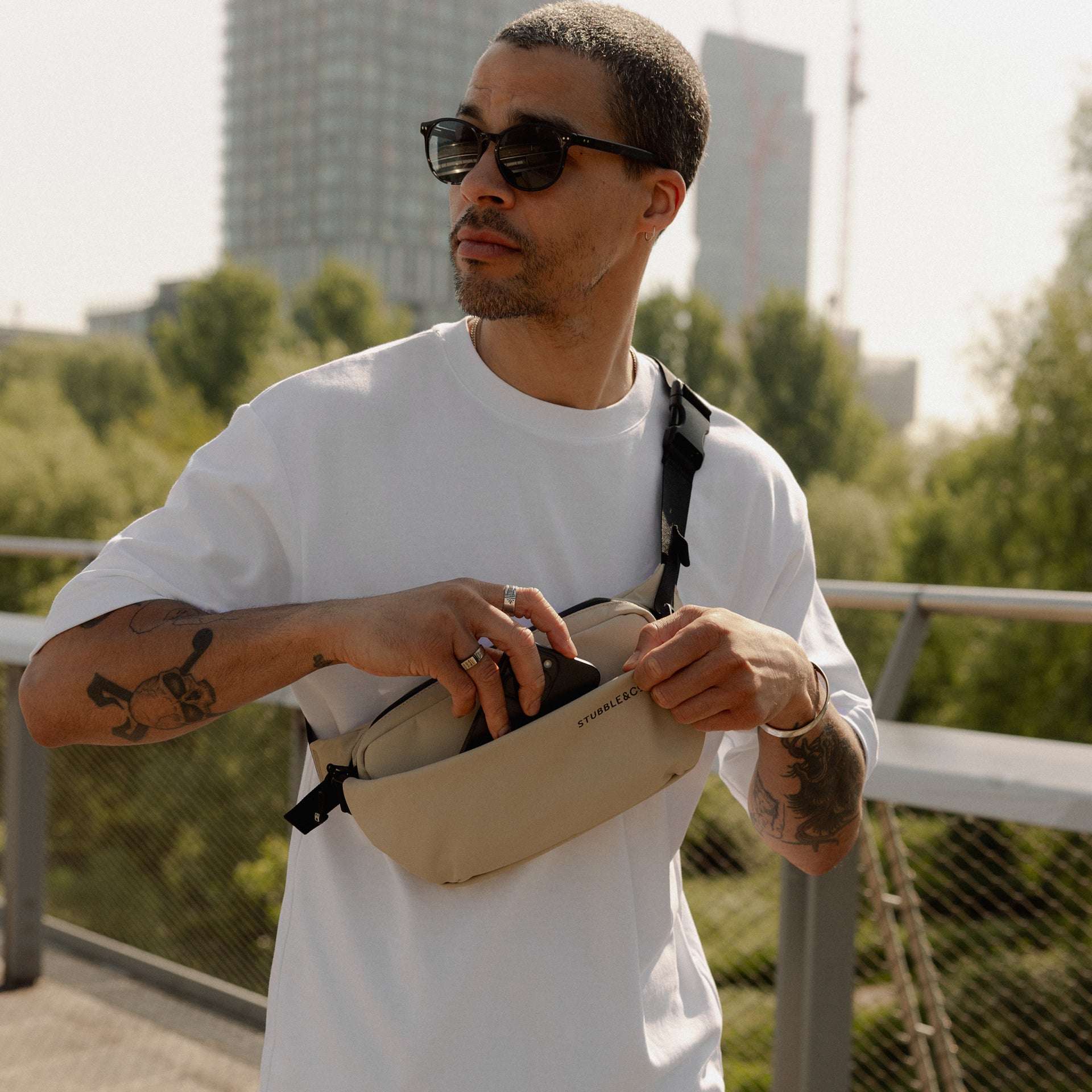 The Crossbody Bag | Adjustable & Waterproof | Stubble & Co